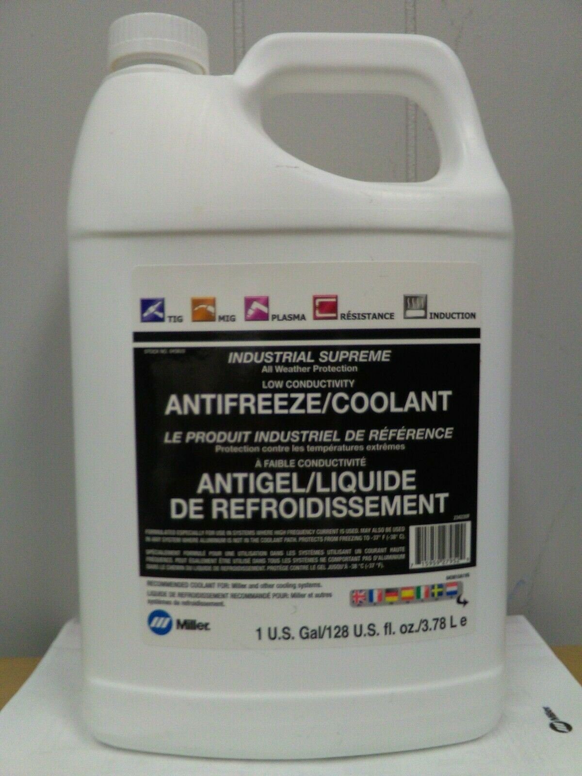 Miller 043810 Coolant Antifreeze Low Conductivity Tig 1 Gal – Atlas ...