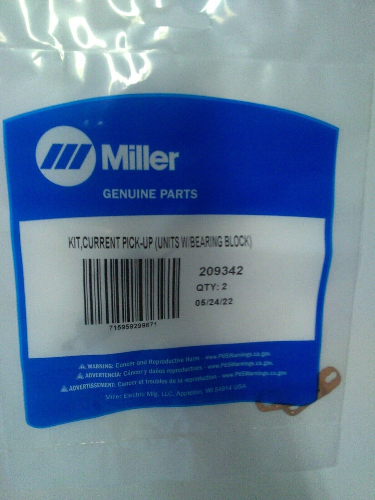 Miller 209342 Kit Current Pick-Up (Units W/Bearing Block) – Atlas ...